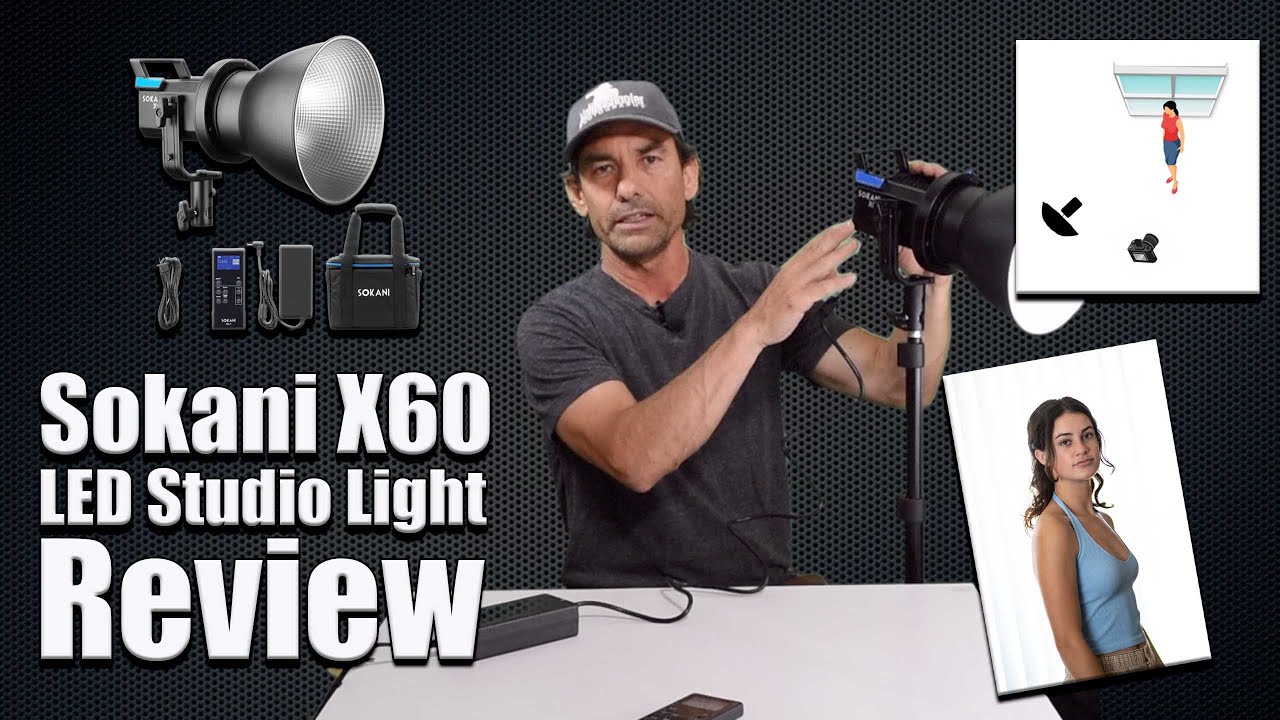 Sokani x60 LED Photography Studio Video Light Unboxing and Review - YouTube
