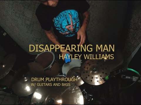 Disappearing Man by Hayley Williams (Drum Playthrough) - YouTube