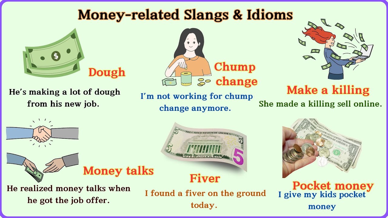 Lesson 151: Fun Slang Words and Idioms for Money: Boost Your Financial ...
