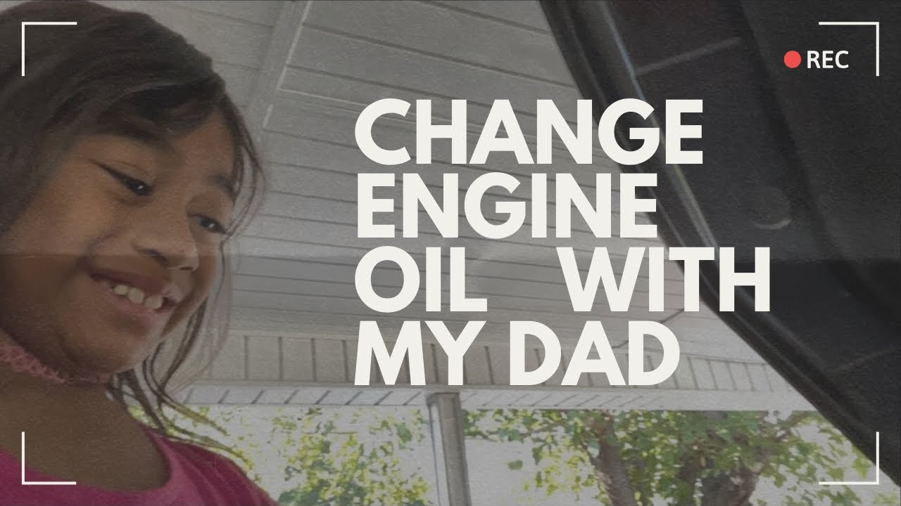 Changing engine oil with my dad🚗 ️ - YouTube
