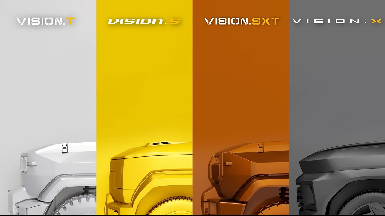 Upcoming Mahindra Vision.T, Vision.S, Vision.SXT and Vision.X SUVs ...
