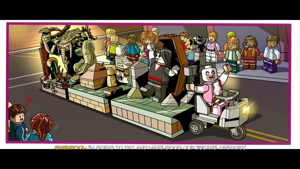 LEGO MARVEL Super Heroes 2 WALKTHROUGH GWENPOOL SIDE MISSION part 6 ...