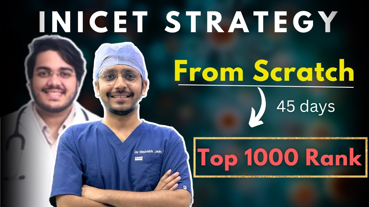 45 days strategy for INICET exam - COMPLETE ROADMAP from SCRATCH ...
