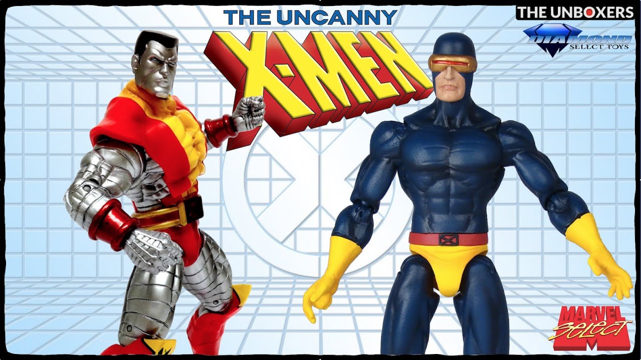 Cyclops & Collosus X-Men Marvel Select Action Figures by Diamond Select ...