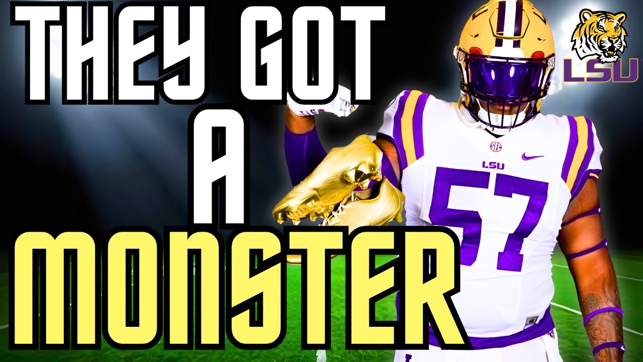 Carius Curne Is A MONSTER | 4⭐️ LSU Tigers Offensive Line Recruit ...