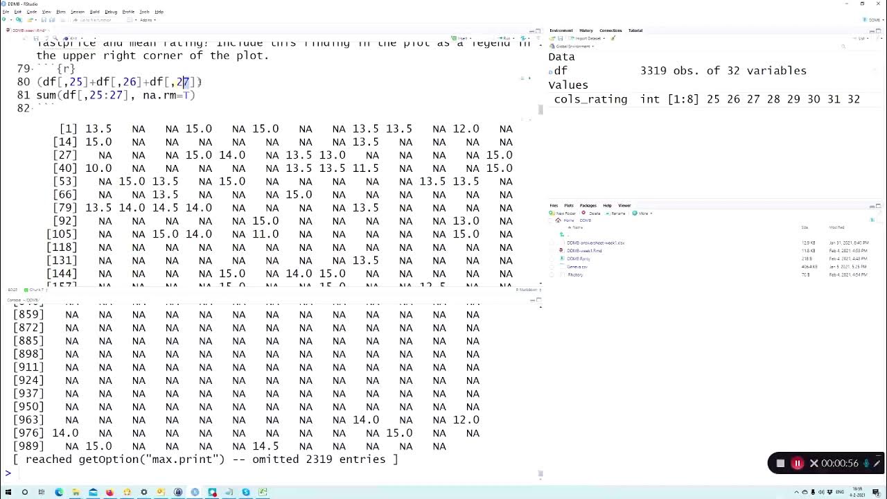 R: Calculate means - rowMeans - YouTube