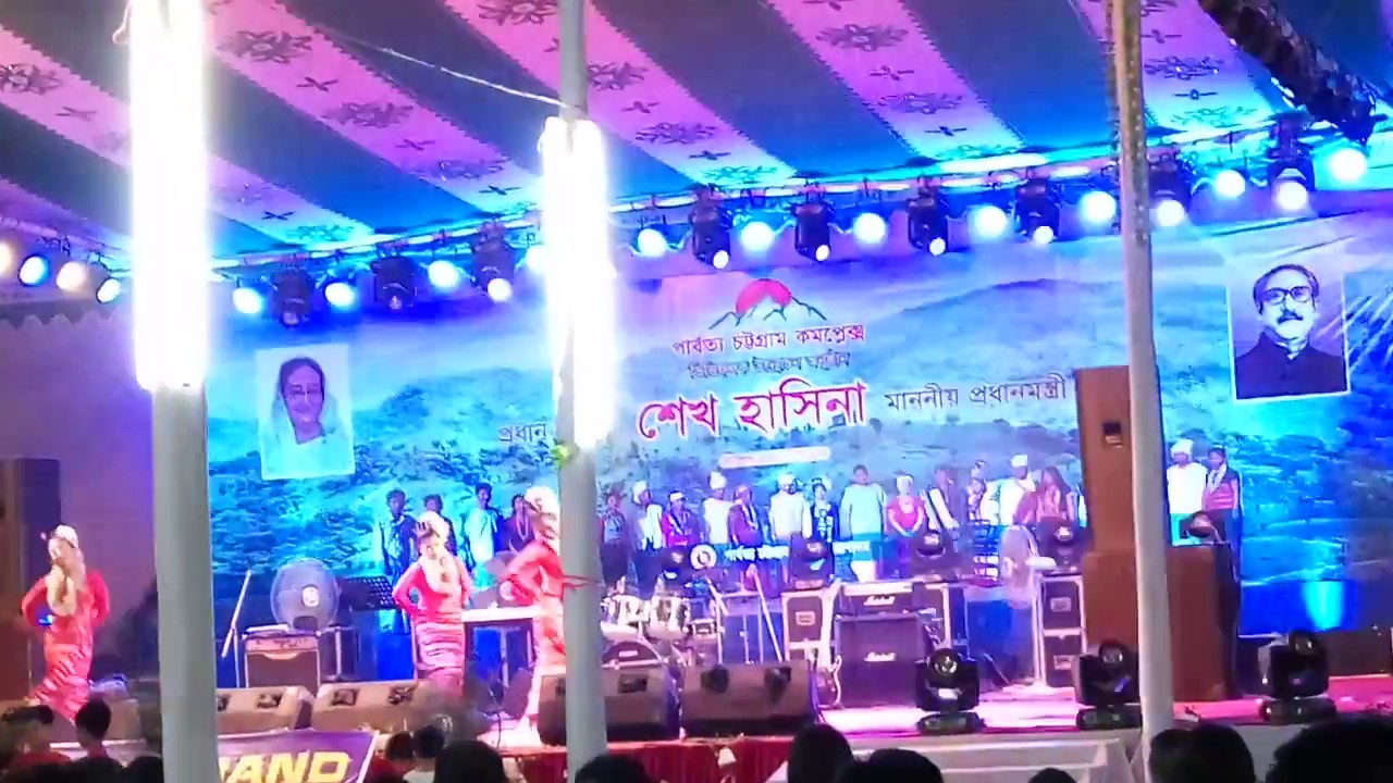 CHT Complex programme marma dance at dhaka - YouTube