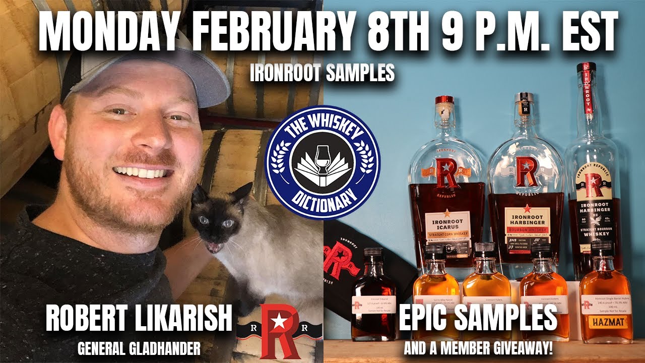 The Whiskey Dic Live: Ironroot Special Samples with the man himself ...
