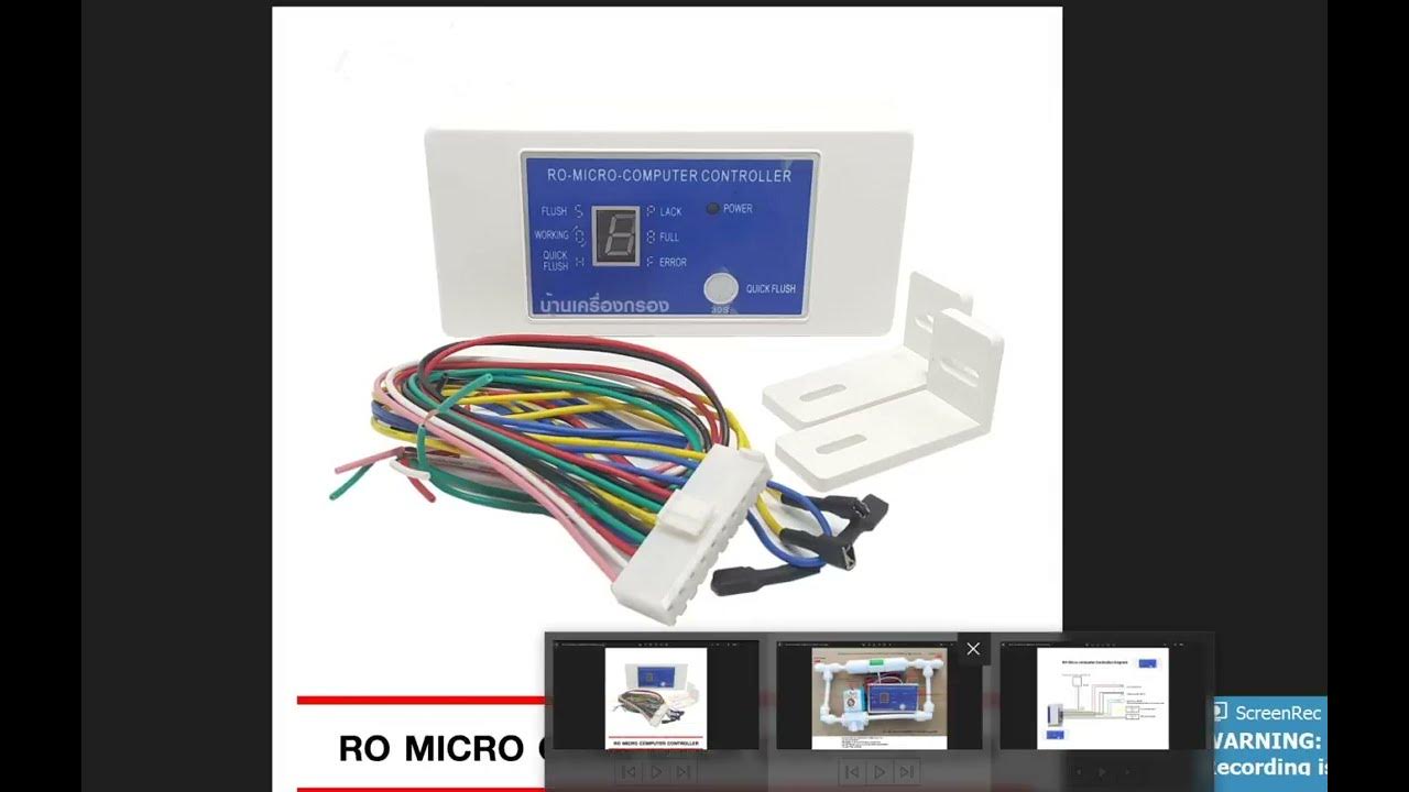 PETT RO MICRO COMPUTER CONTROLLER, Reverse Osmosis, RO Filter, Flush Valve - YouTube
