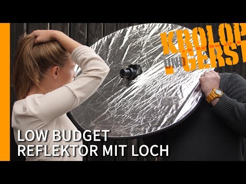 Low Budget Reflektor mit Loch 📷 Krolop&Gerst