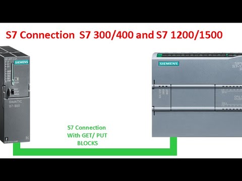 GET-PUT Communication between S7 300 and S7 1200(S7 Connection) - YouTube