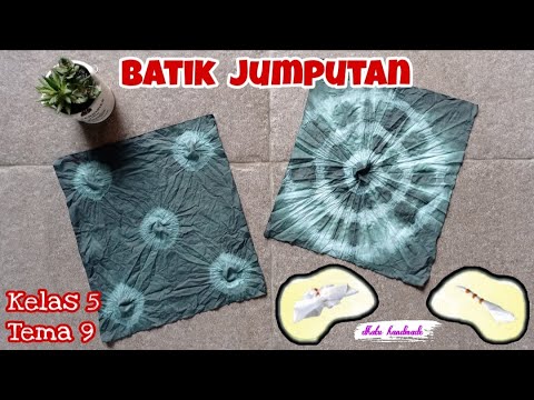 Cara Membuat Batik Jumputan Mudah & Simple || Batik Ikat Celup || SBDP ...