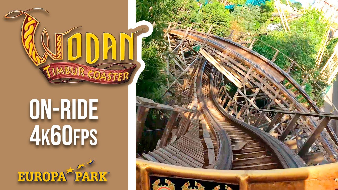 Wodan Timbur Coaster | On-Ride POV Front/Middle - 4k60fps | GCI Wooden ...
