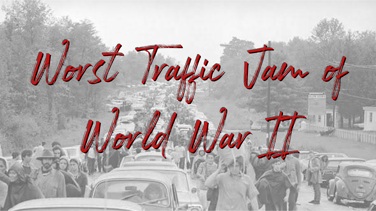 The Worst Traffic Jam Of World War II - YouTube