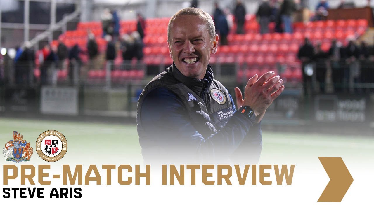 Steve Aris looks ahead to tomorrow's tip to Altrincham - YouTube