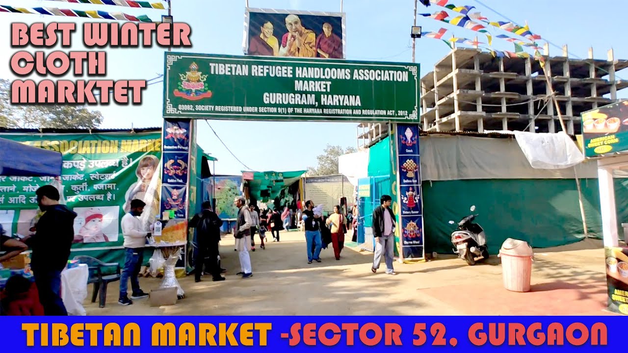 Tibetan Market Gurgaon | Winter Cloth market in Gurgaon - YouTube