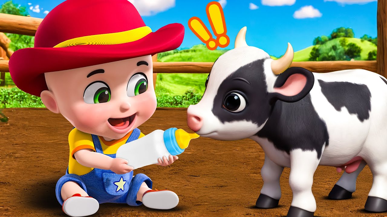 Bobo Feeding Milk To Lola The Cow Song | ( Animal Farm Song) Yes Bobo ...