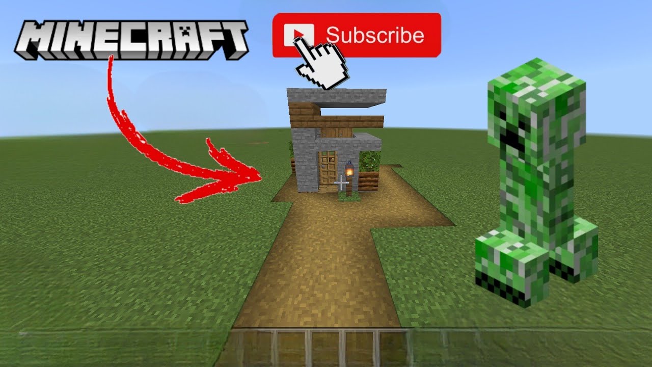 How to make an easy stone house in Minecraft 🔥🔥 - YouTube