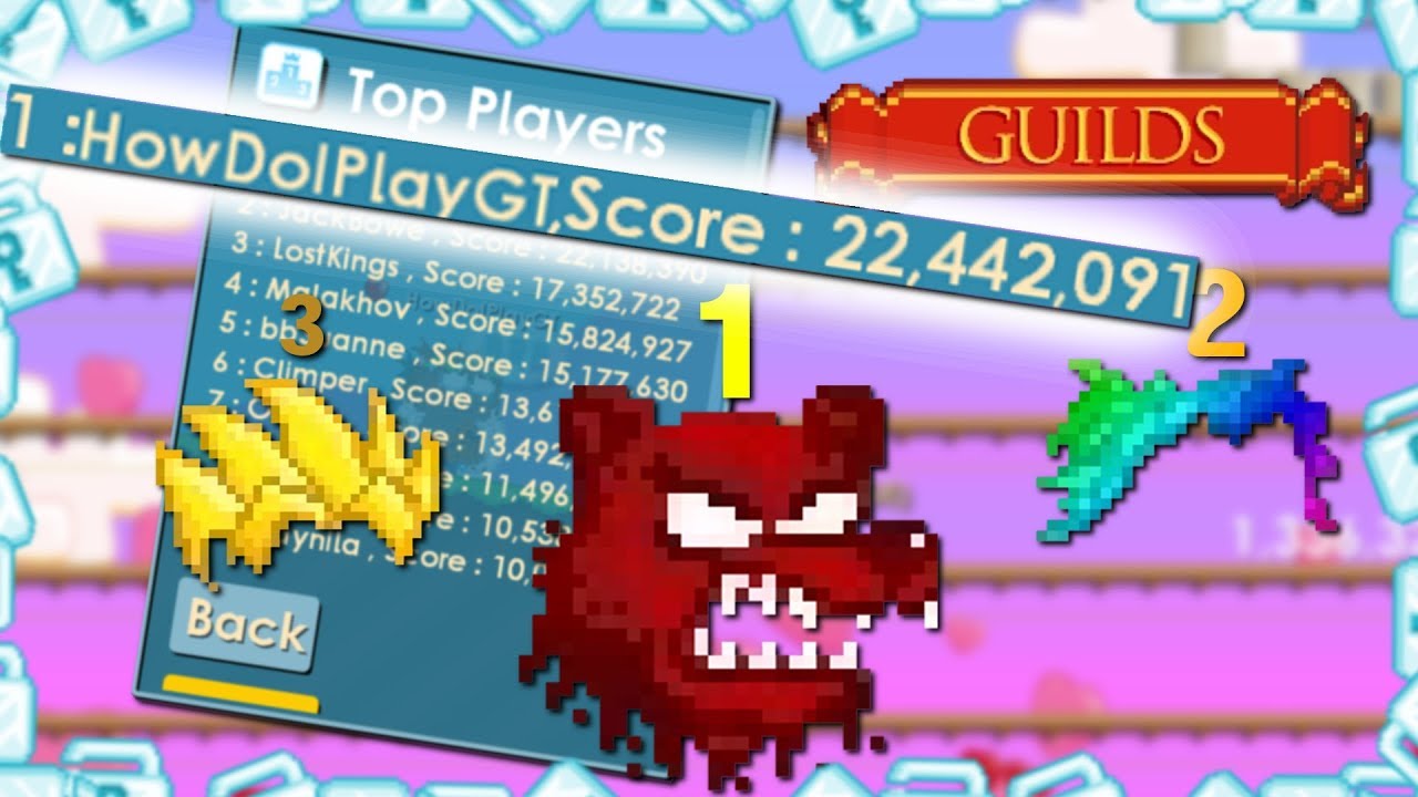 Top Guild Prizes!! (What did the top players get?) - Growtopia - YouTube