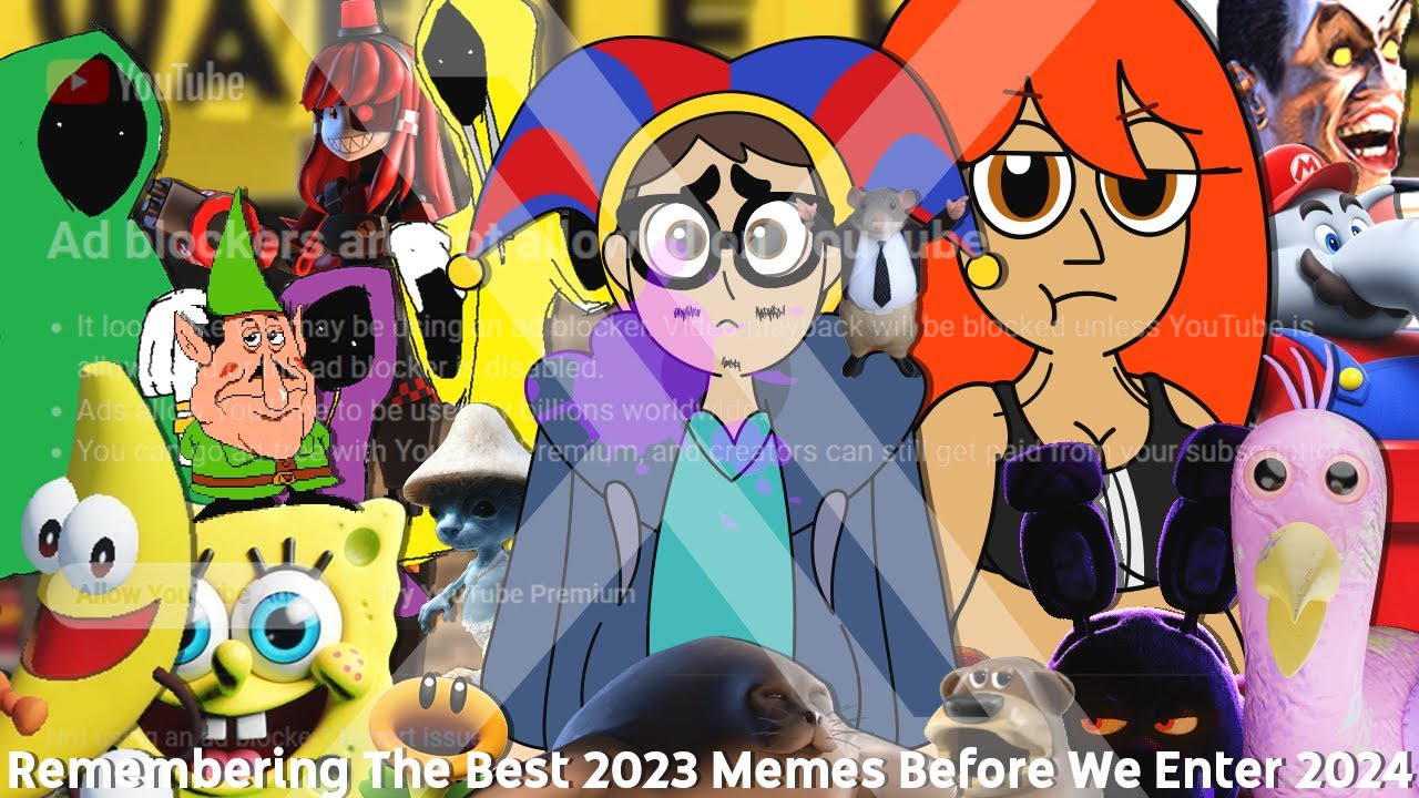 Remembering The Best 2023 Memes Before We Enter 2024 - YouTube