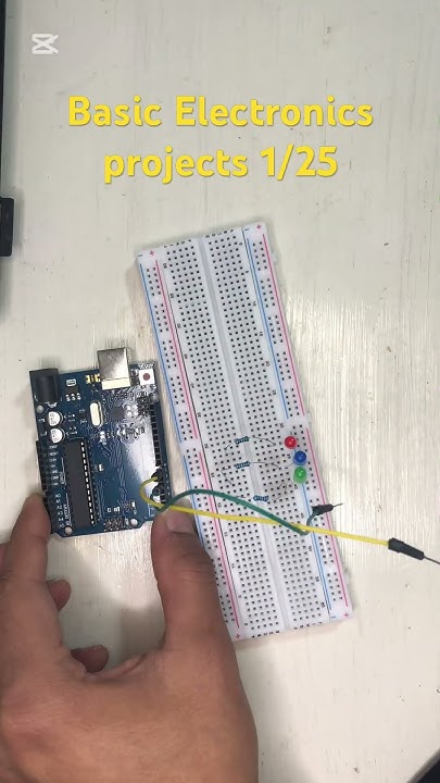 Basic electronics projects|| Arduino || Blinking led. - YouTube