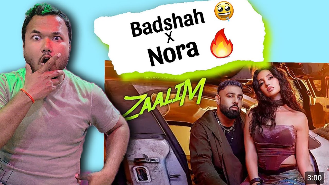 ZAALIM (Official Music Video) Reaction: Badshah, Nora Fatehi | Payal Dev | Abderafia El Abdioui ...