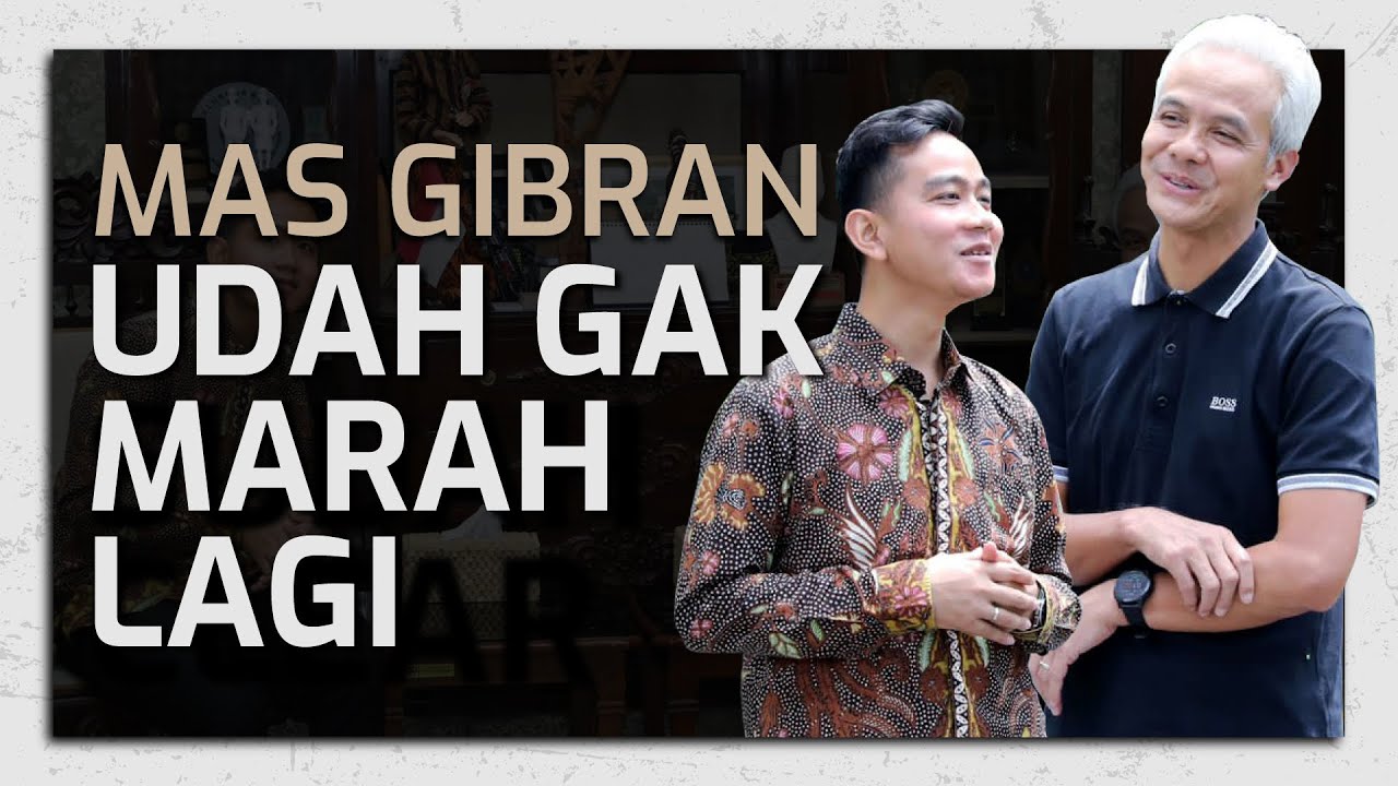 CLEAR! MAS GIBRAN SUDAH GAK MARAH-MARAH LAGI 😁 - YouTube