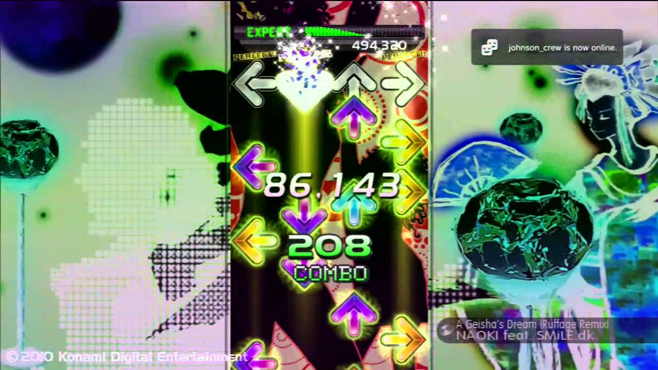(DDR PS3) A Geisha's Dream "Ruffage Remix" [Expert] AAA - YouTube