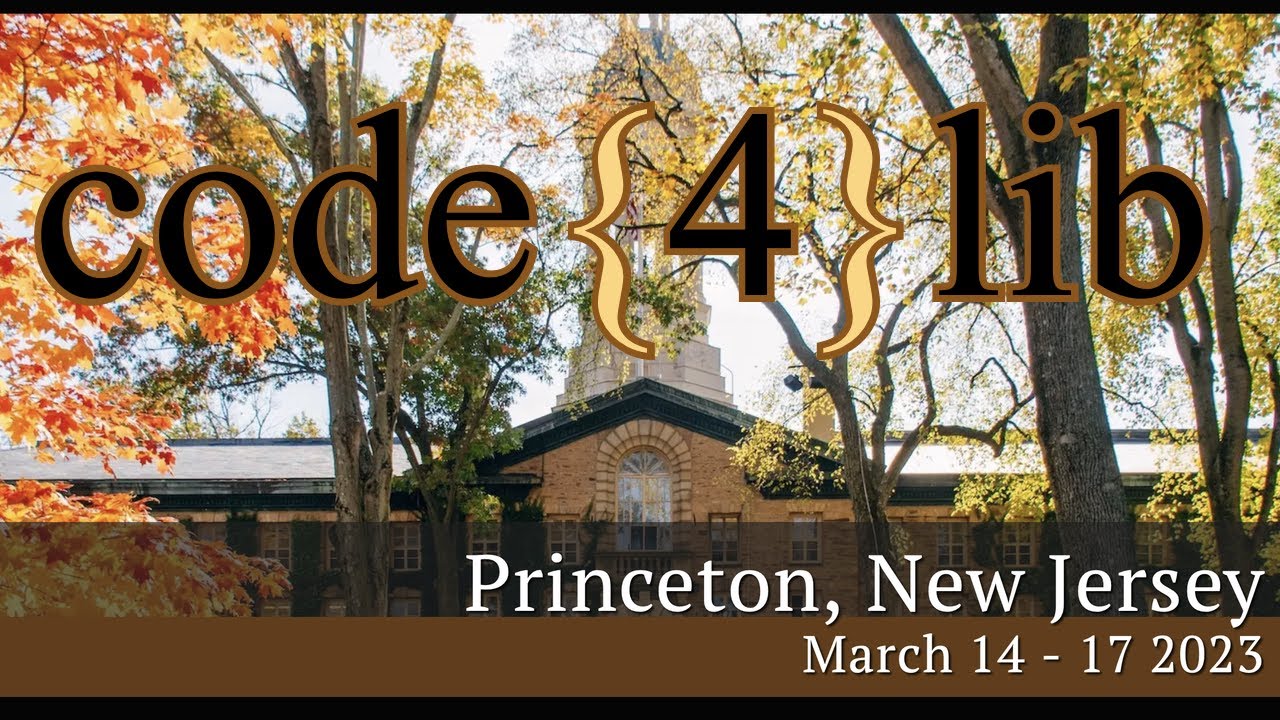 Code4Lib 2023 — Day 1 Afternoon - YouTube