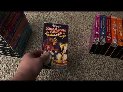 My Disney Sing Along Songs VHS Collection (2026 Edition)