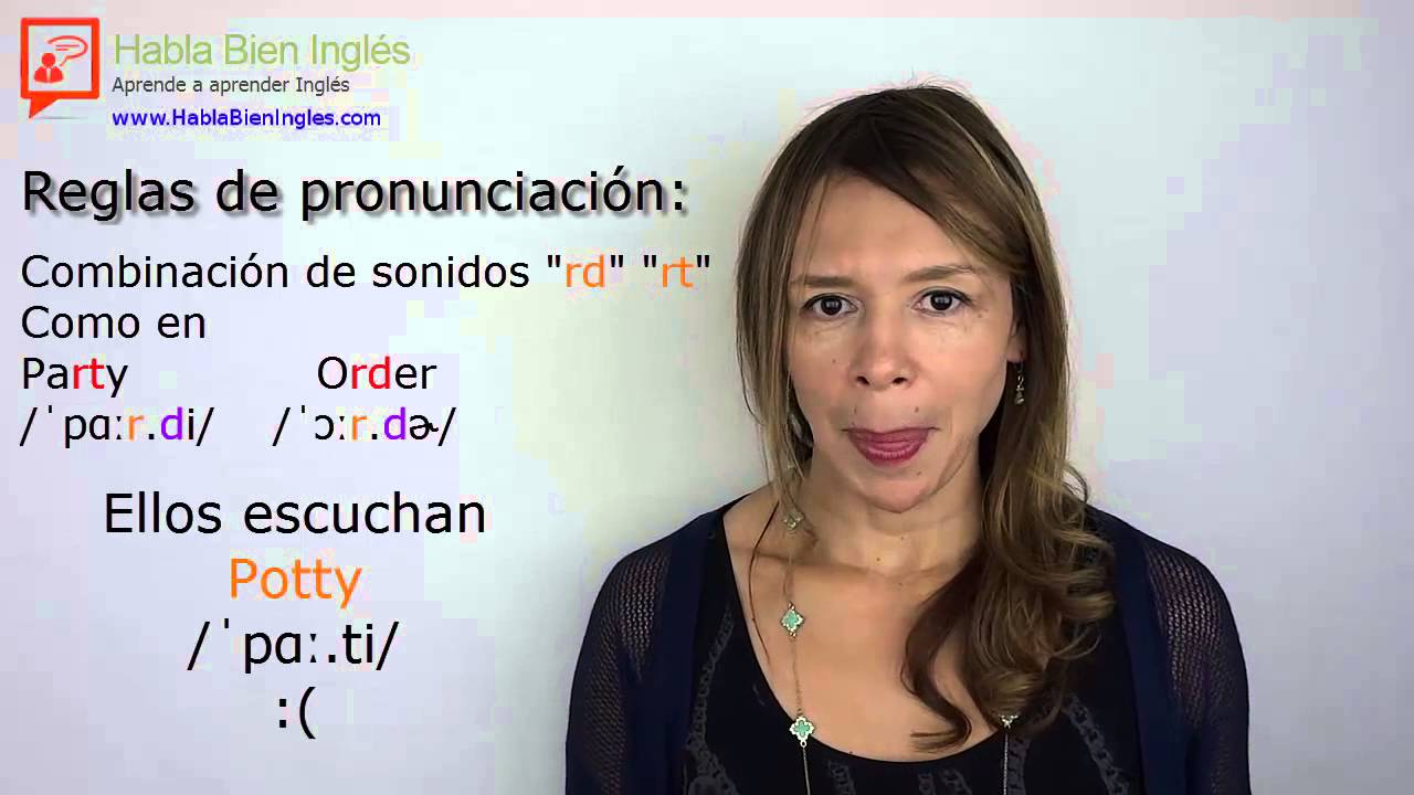 Reglas de pronunciacion: Combinación de sonidos "rd" - YouTube
