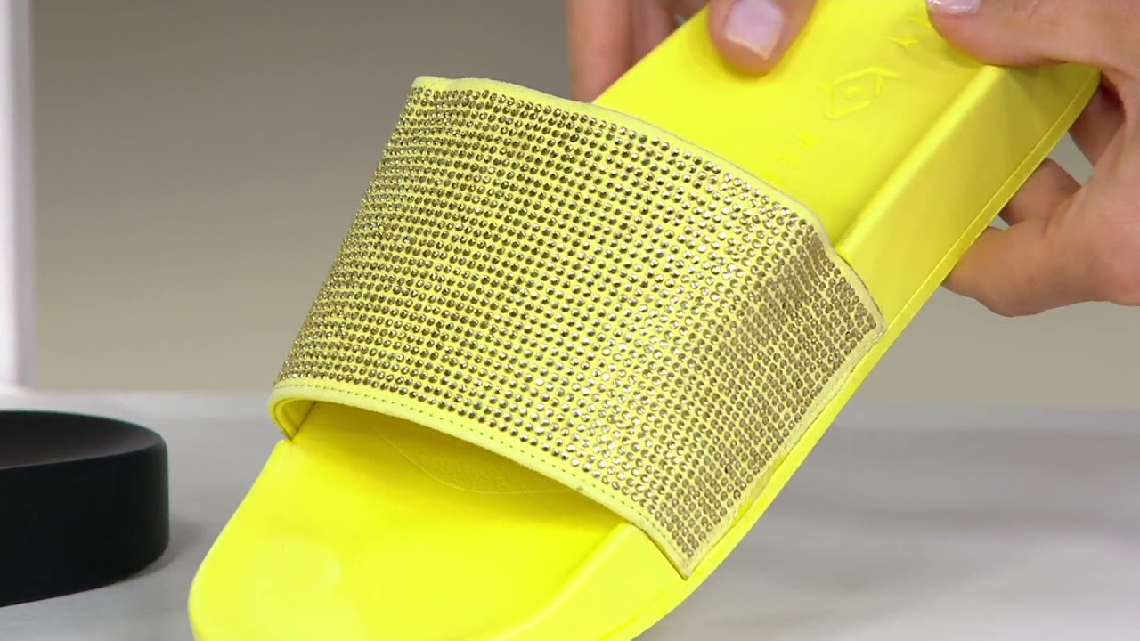 Katy Perry Sparkle Pool Slides - The Jimmi on QVC - YouTube