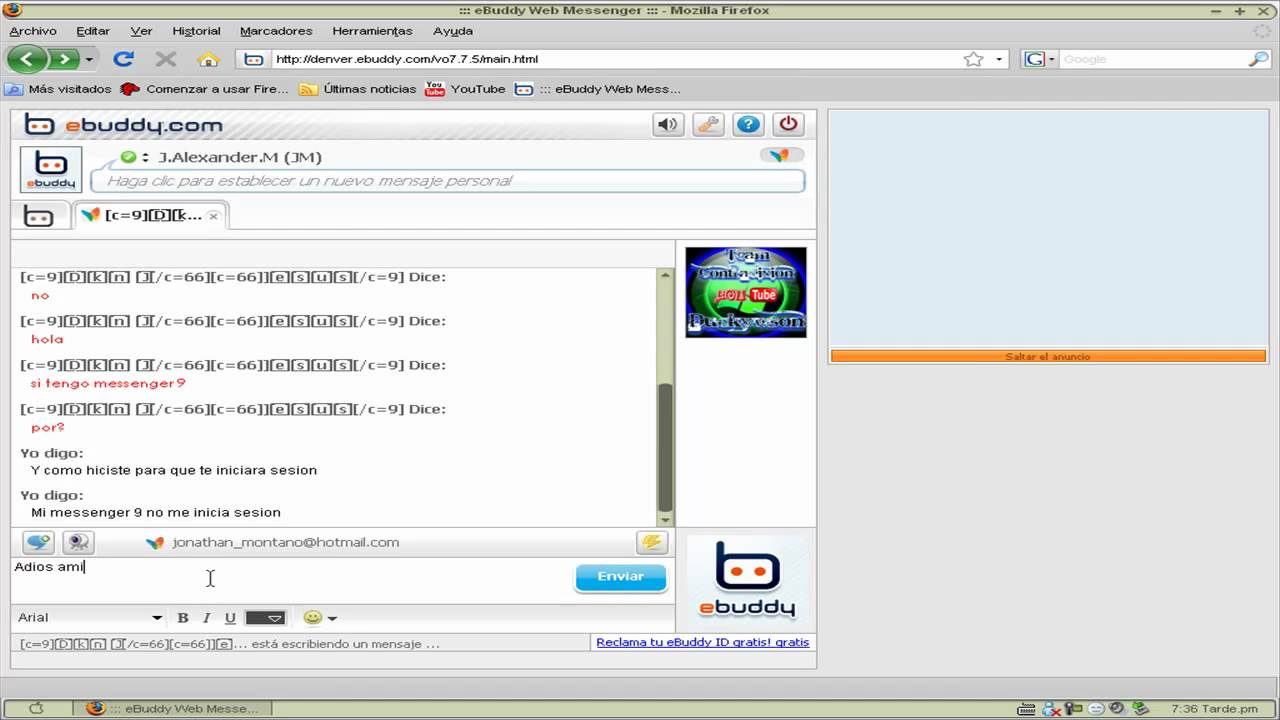 eBuddy Web Messenger - YouTube