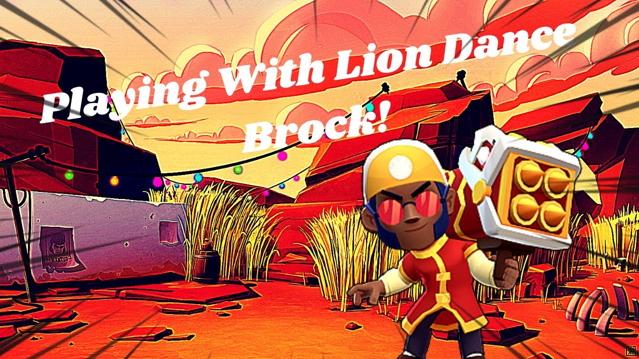 Brawl Stars Gameplay Part 24 - Playing With Lion Dance Brock! - YouTube