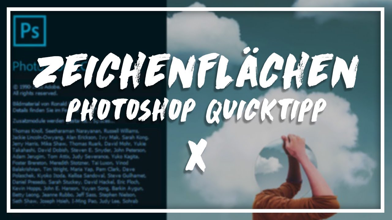 Zeichenflächen in Photoshop benutzen - YouTube