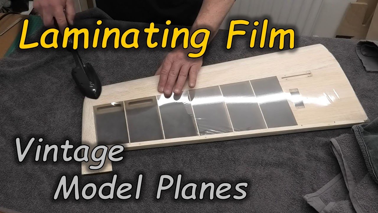 Applying Laminating Film/Doculam to Vintage Model Planes - For Tissue ...