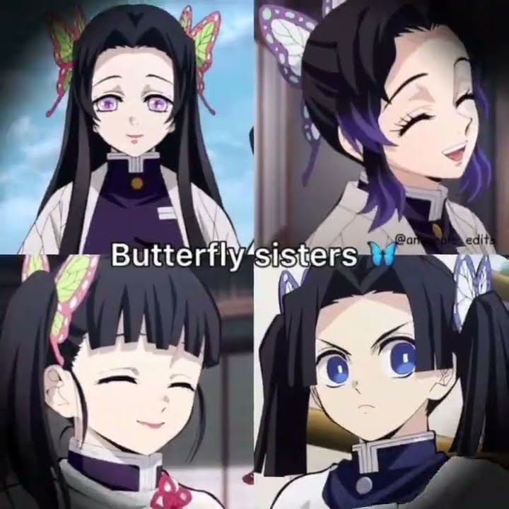 Butterfly sisters and their flowers #demonslayer - YouTube