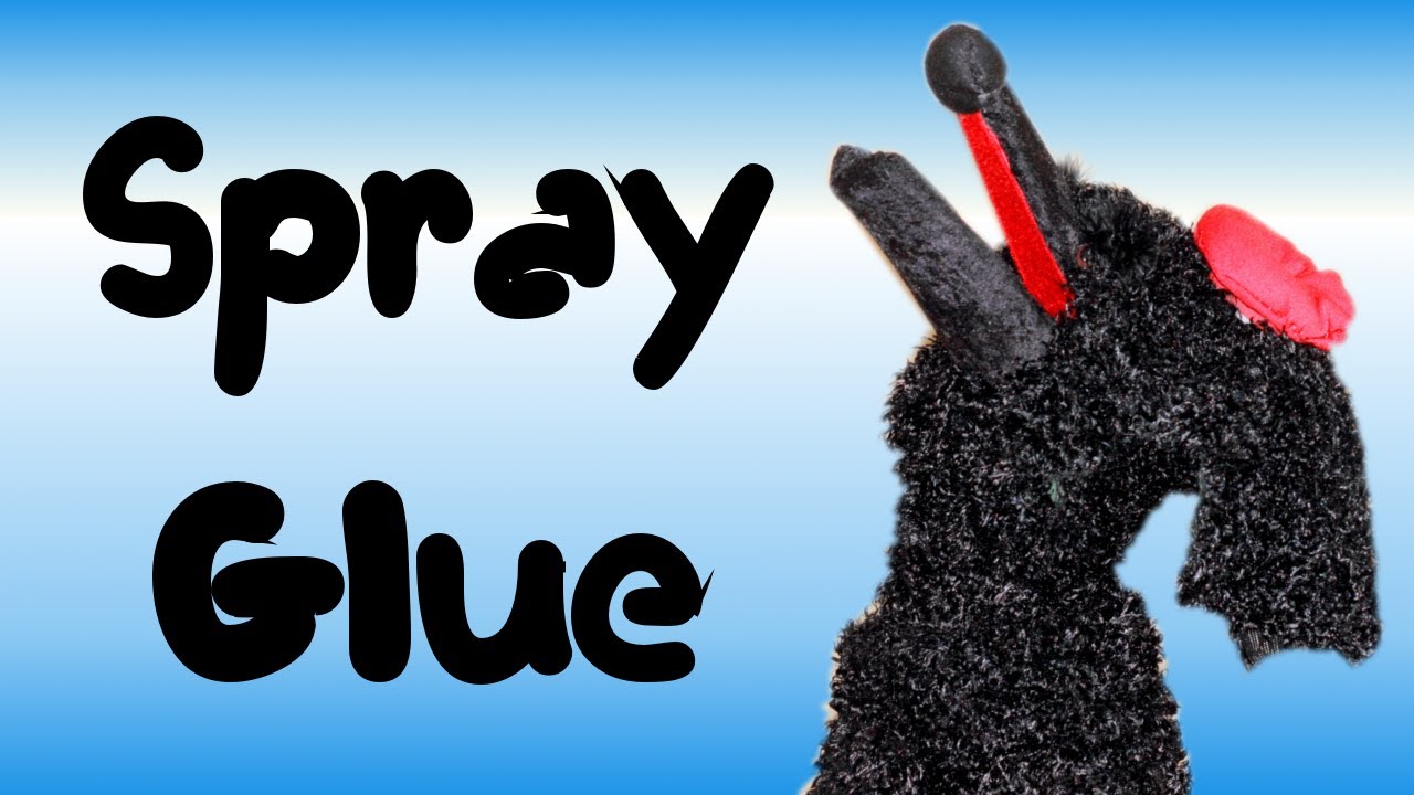Foam Puppets Spray Glue Adhesive (Step 4) - YouTube