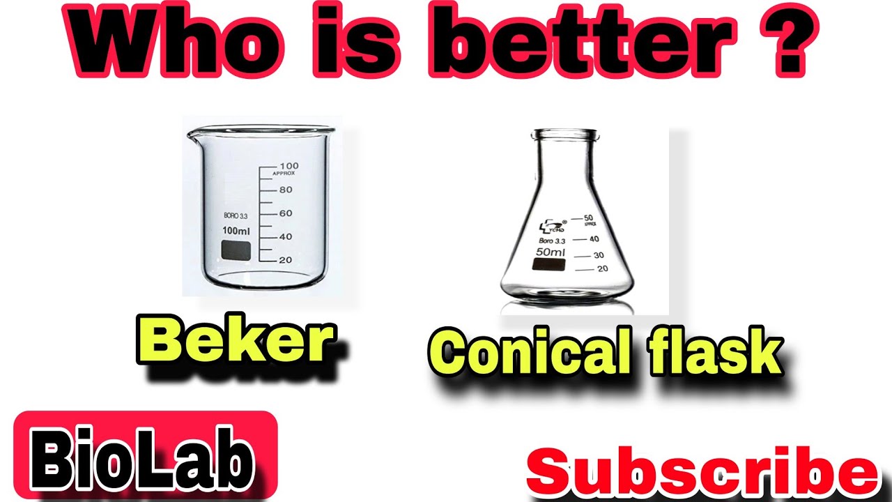 Lab Equipment Beker And Conical Flask|Chemistry Lab equipment and Tools ...