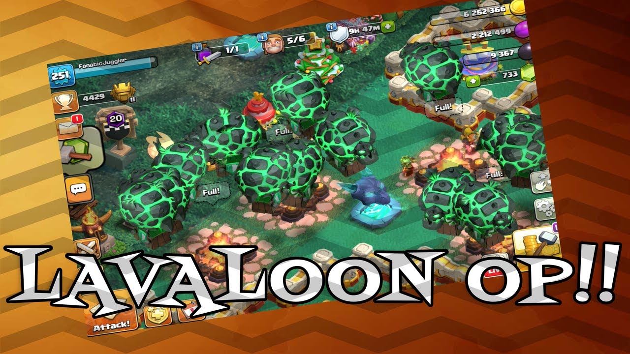 Clash-O-Ween LAVALOON SPAM !!! BEST TH16 Attack Strategy (Clash of ...