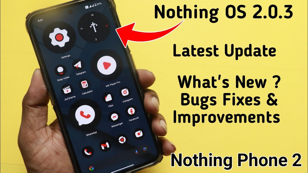 Nothing Phone 2 Nothing Os 2.0.3 Update New Widgets Added // Much More ...