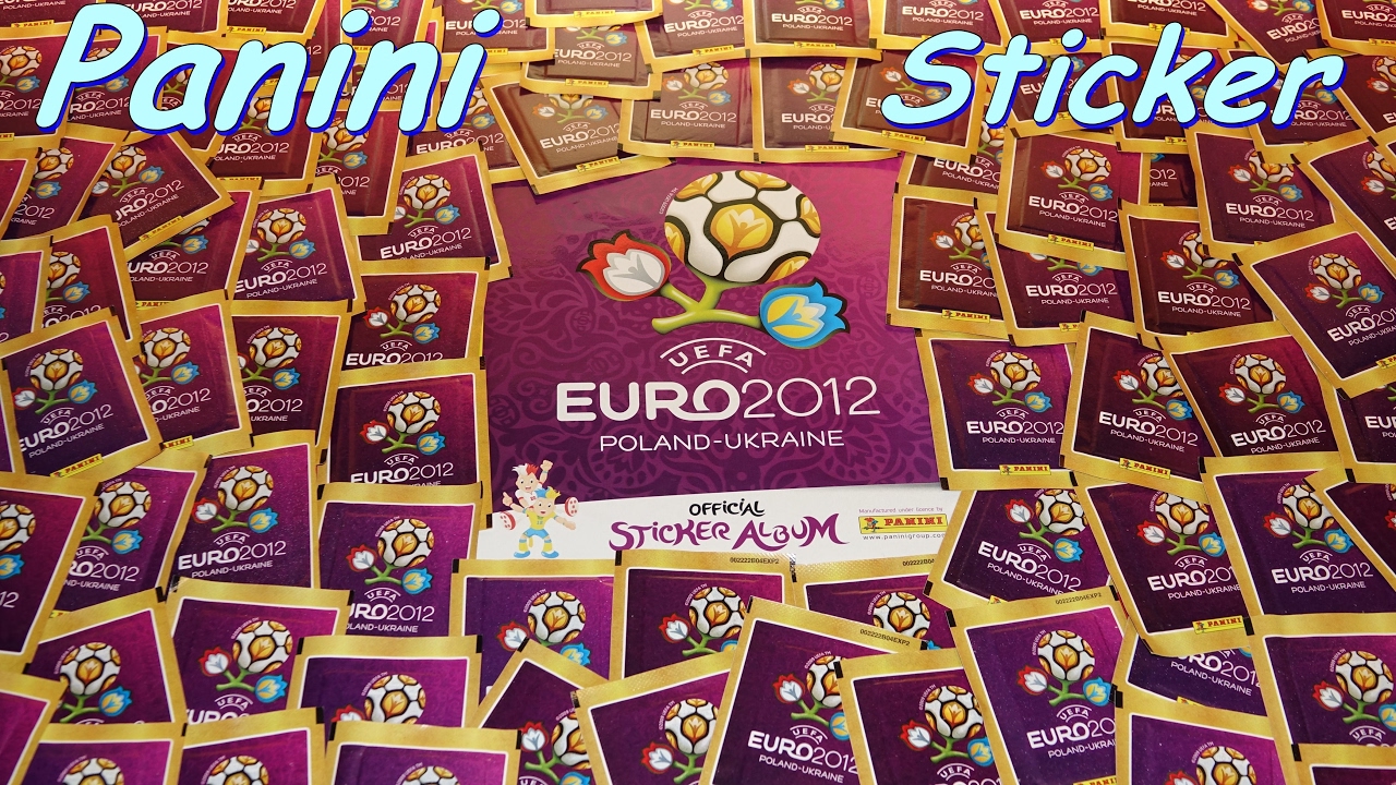 PANINI STICKER ALBUM UEFA EURO 2012 new Paninialbum unboxing sticker ...