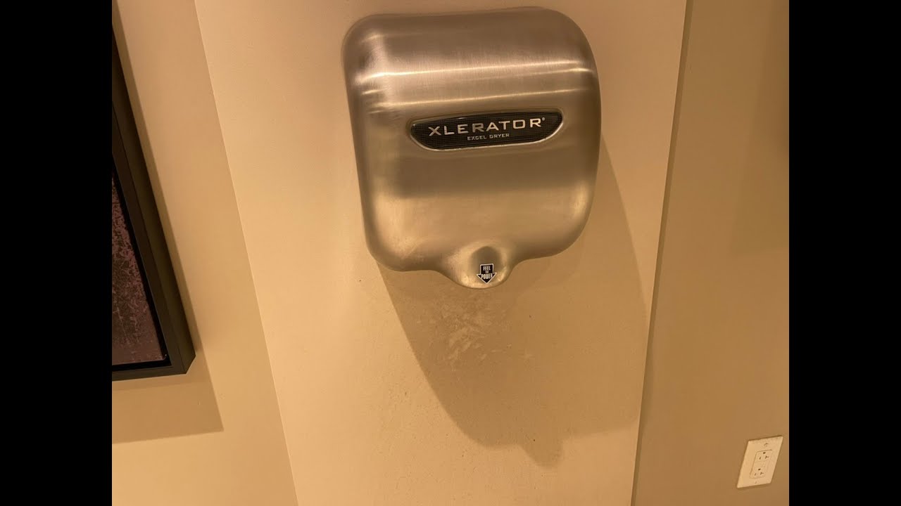 Excel Dryer Xlerator Hand Dryer @ Ashley Furniture - Avon, OH - YouTube