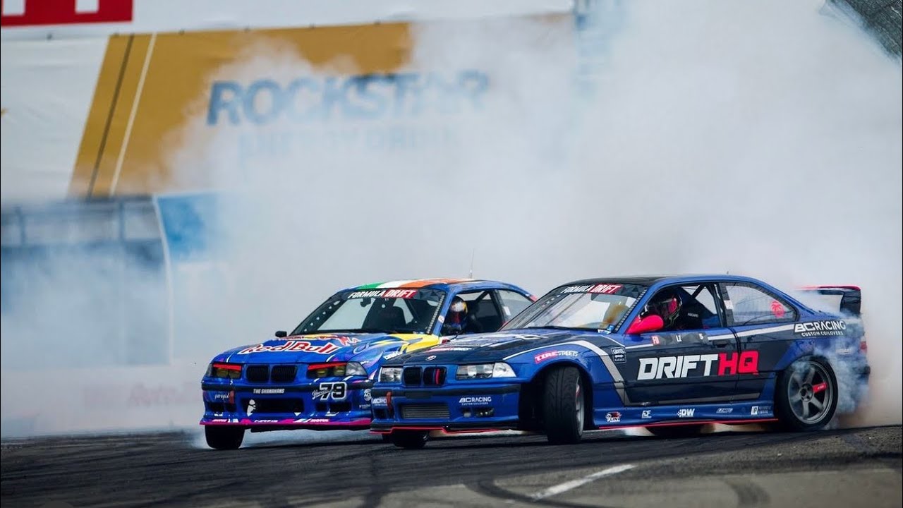 FORMULA DRIFT LONG BEACH!!! DAY 1 INSANE DRIVING + CRASHES!!! - YouTube
