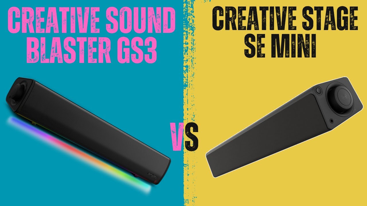 Creative Stage SE Mini vs Creative Sound Blaster GS3 który soundbar ...