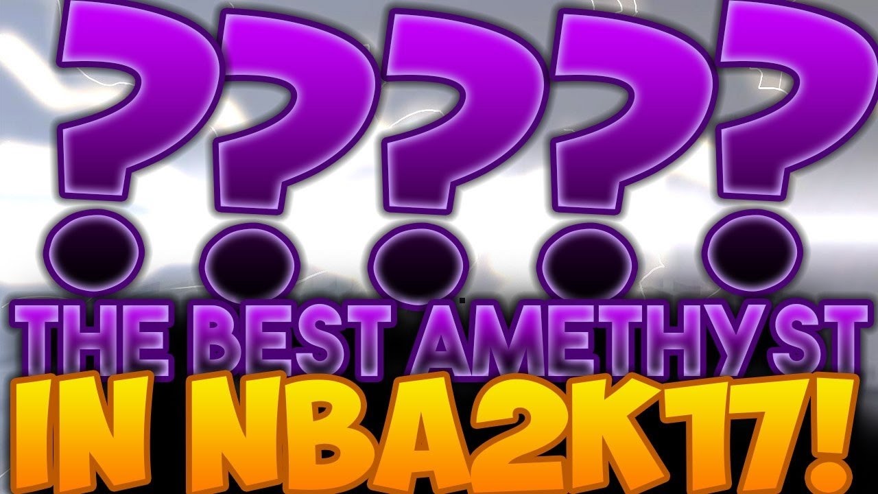 THE CHEESIEST AMETHYST CARD IN NBA 2K17! Michael Finley Goes for 100 ...