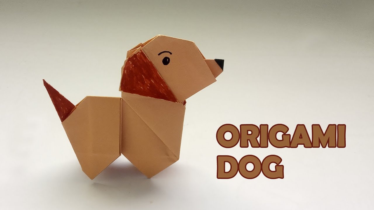 Origami Anjing Mudah - Tutorial Cara Membuat Anjing dari Kertas Lipat ...