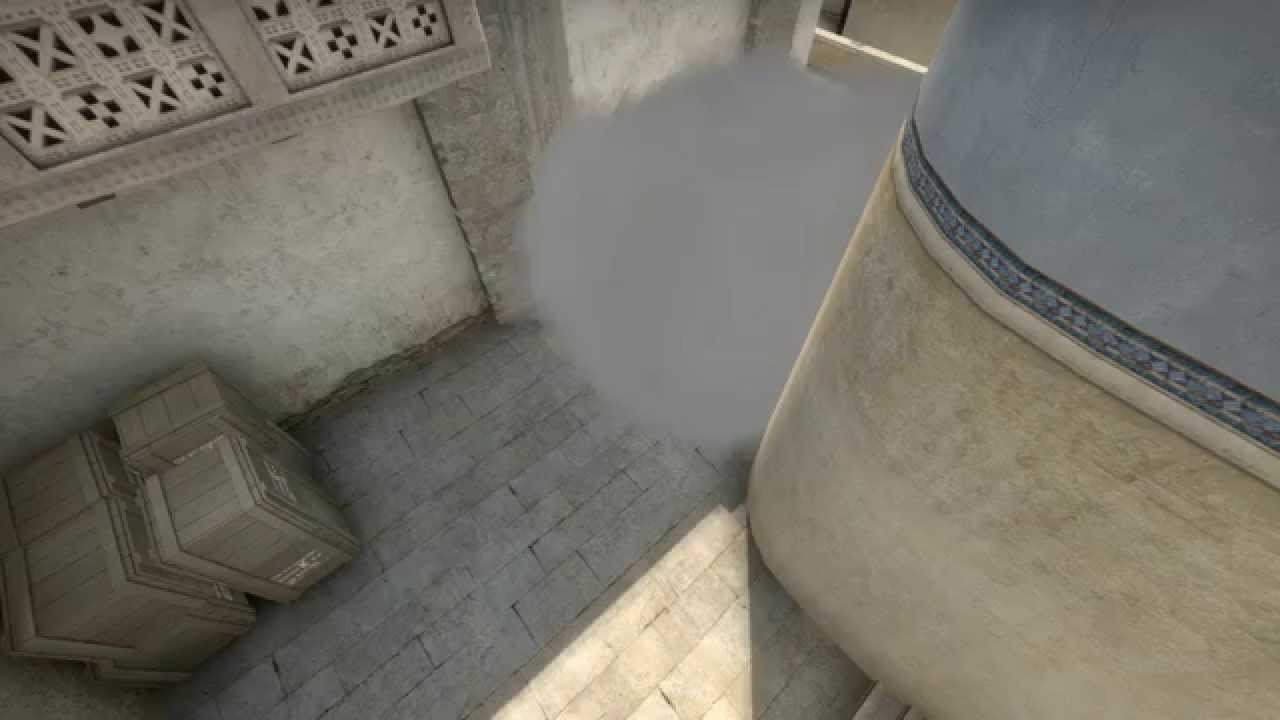 Dust2 CT spawn to short smoke - YouTube