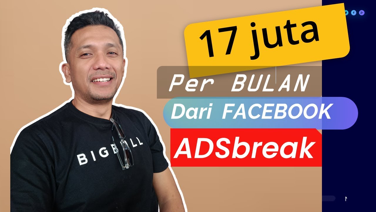 dapat uang dari video facebook ADSBREAK, facebook manager ! - YouTube