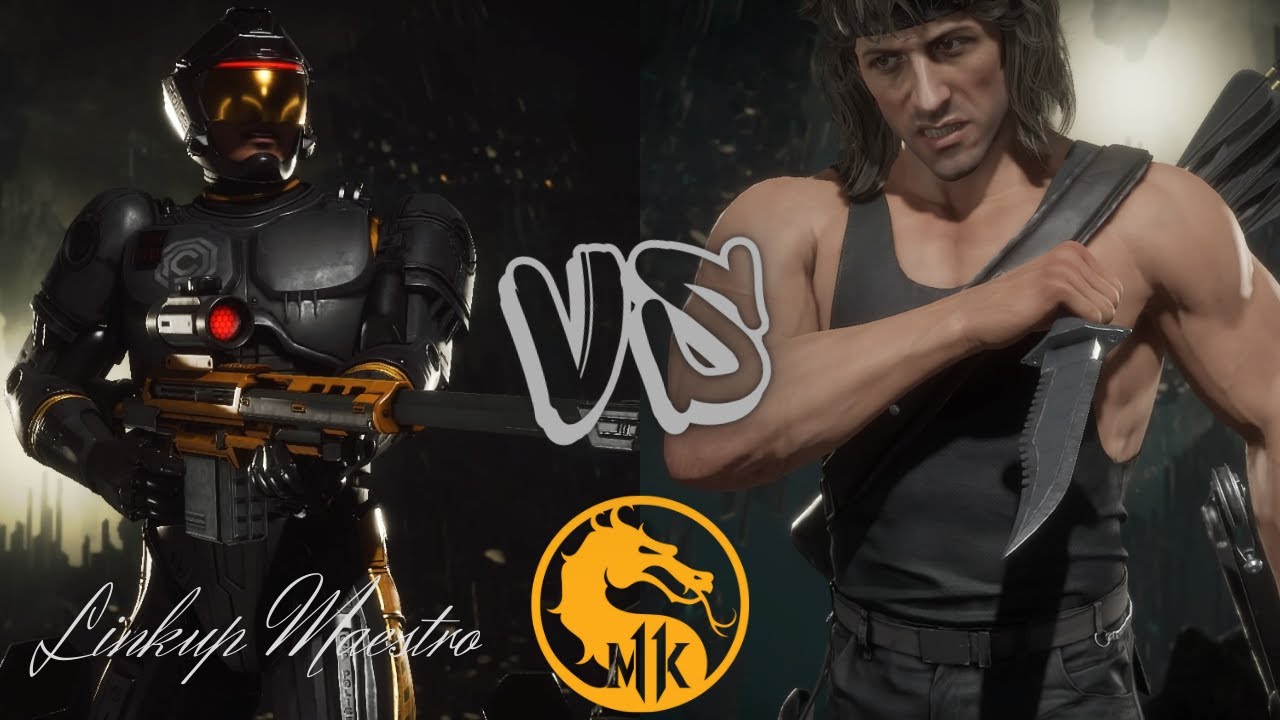 MK11 | Robocop vs Rambo - YouTube